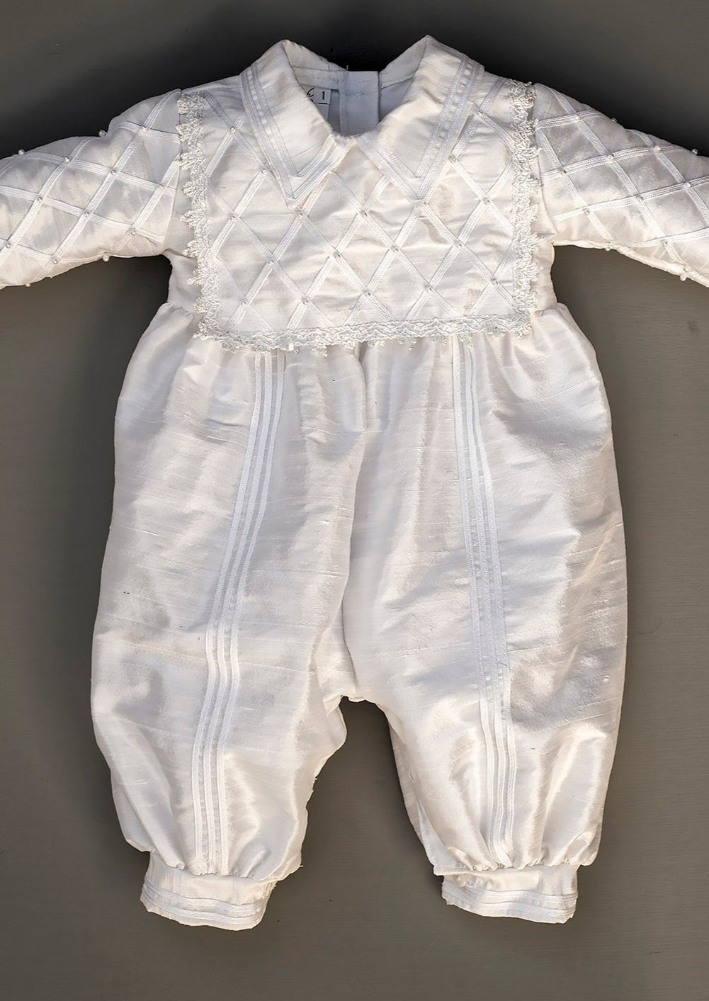 Ropon Para bautizo de Niño B001 - Ropa para bautizo - ropon para niño ...