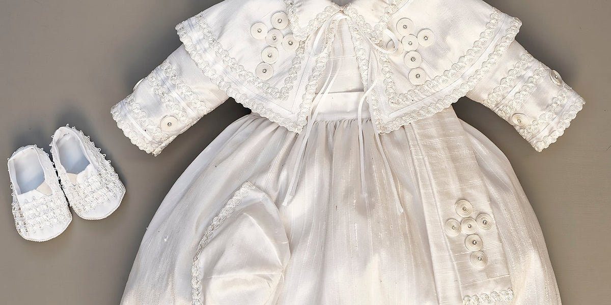 Ropon para bautizo B011 Niño estilo Papa Burbvus